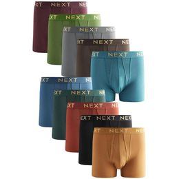 next Boxershorts Herren Gr&ouml;&szlig;e S enzian / himmelblau / braun / kastanienbraun / cappuccino / grau / jade / kiwi / weinrot / schwarz
