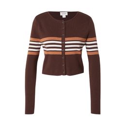 MONKI Knit Cardigan female Brown size S