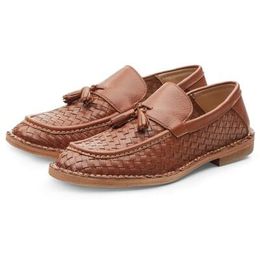 Punto Pigro Herrenschuh geflochten
