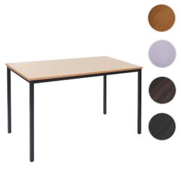Mendler Schreibtisch Braila, Konferenztisch B&uuml;rotisch Seminartisch, 120x80cm MDF ~ Variantenangebot 50802