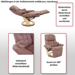 Robas Lund MCA Relaxsessel Calgary 2, Fernsehsessel Sessel, Stoff/Textil 150kg belastbar ~ Variantenangebot 59219