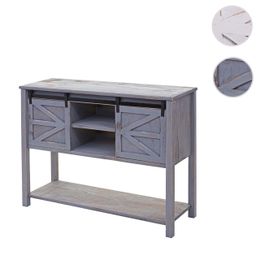 Mendler Kommode HWC-D57, Schiebet&uuml;renschrank Sideboard Schrank, Shabby-Look Vintage 81x102x34cm ~ Variantena 68643