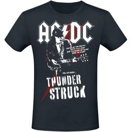 ACDC AC/DC Thunderstruck T-Shirt schwarz in 4XL Q224-533513 B&C 150
