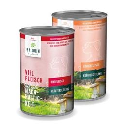 BALDUiN Hund Mix-Paket 1 Rind & Huhn 12x400g