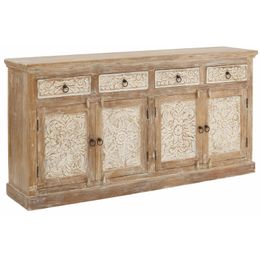 Sideboard Home Affaire "Malati", braun, B:179cm H:88cm T:40cm, Sideboards, Kommode, Breite 179 cm