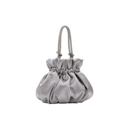 Clutch Tamaris "Clutch TAS Amalia Daphne", Damen, Gr. B/H/T: 24.5cm x 21cm x 2.5cm, silber (silber 830), Kunststoff, Taschen