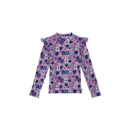 WE Fashion Shirt M&auml;dchen Gr&ouml;&szlig;e 98/104 blau / lila / helllila / wei&szlig;