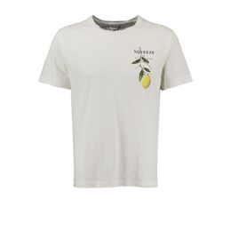 Key Largo T-Shirt 'CITRUS TREE' Herren Gr&ouml;&szlig;e XL creme / mischfarben