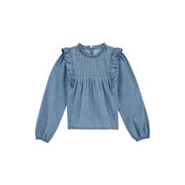 WE Fashion Bluse M&auml;dchen Gr&ouml;&szlig;e 146/152 blau