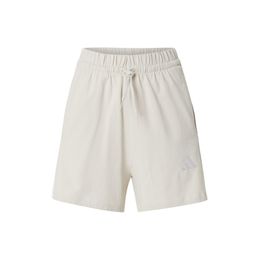 ADIDAS SPORTSWEAR Workout Pants 'Essentials' female size 5XL/6XL Beige / White