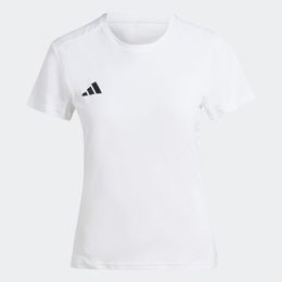 adidas Performance Sportshirt 'Adizero Essentials' Damen Gr&ouml;&szlig;e XXXS/XXS schwarz / wei&szlig;