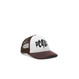 Trucker Cap PEQUS "PEQUS PEQUS Mythic Logo Cap", Damen, Gr. one size, braun, 100% Kunststoff, casual, Caps