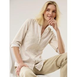 Walbusch Extraglatt-Bluse Kelchkragen