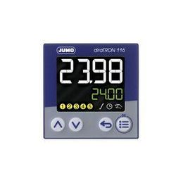 Jumo diraTRON PID Temperaturregler f&uuml;r Schalttafeleinbau, 48 x 48 mm 3 Eing&auml;nge, 3 Ausg&auml;nge 2 Relais, 1 Logik, 110 240 V - 00680788