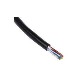 Alpha Wire Alpha Wire Xtra-Guard 2 Control Cable, 4 Cores, 0.35 mm&sup2;, Unscreened, 30m, Black PE Sheath, 22 AWG - 25004 BK005