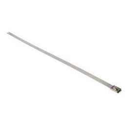 HellermannTyton HellermannTyton Cable Tie, Roller Ball, 362mm x 7.9 mm, Metallic 316 Stainless Steel, Pk-50 - 2552676