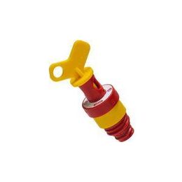 Abus Abus Red, Yellow 1-Lock ABS Fuse Lockout, 6.5mm Shackle, 75mm Attachment - E218