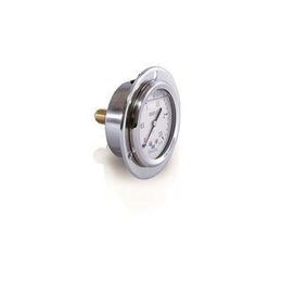 Baumer Electric Bourdon Analogue Pressure Gauge 10bar Back Entry, MIT3-B22.B22, 0bar min. - MIT3-B22.B22