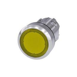 Siemens Siemens SIRIUS ACT Series Yellow Latching Push Button Head, 22mm Cutout, IP66, IP67, IP69K - 3SU1051-0AA30-0AA0