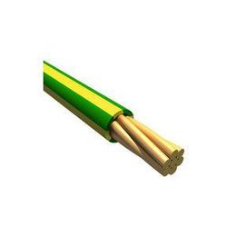 Alpha Wire Alpha Wire EcoWire Series Green/Yellow 0.08 mm&sup2; Hook Up Wire, 28 AWG, 7/0.12 mm, 30m, MPPE Insulation - 6710 GY005