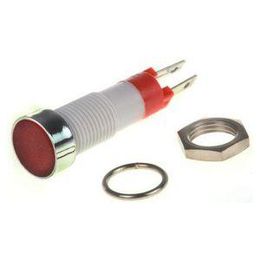 Signal-Construct Signal Construct Red Panel Mount Indicator, 24 28V, 8mm Mounting Hole Size - SKCD08014
