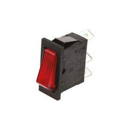 Marquardt Marquardt Illuminated SPST, On-None-Off Rocker Switch Panel Mount - 1830.0102