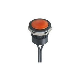 APEM APEM Push Button Switch, Momentary, Panel Mount, 16.2mm Cutout, SPST, 24V dc, IP65, IP67 - IAR3F1900