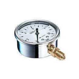 Baumer Electric Bourdon G 1/4 Analogue Pressure Gauge 250bar Bottom Entry, MIT3-D22.B35, 0bar min. - MIT3-D22.B35