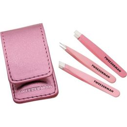 Tweezerman Beauty Tools Pinzetten PinkMicro Mini Tweezer Set 1 Stk.