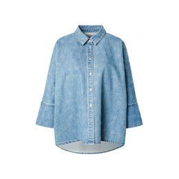 Only Bluse 'ONLGRACE' Damen Gr&ouml;&szlig;e M blue denim / silber