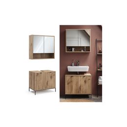 VICCO Badm&ouml;bel-Set Eliza Viking Oak 2 Teile