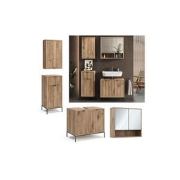 VICCO Badm&ouml;bel-Set Eliza Viking Oak 4 Teile