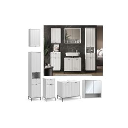 VICCO Badm&ouml;bel-Set Eliza Wei&szlig; 5 Teile