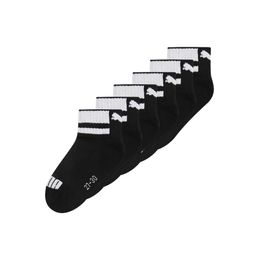 Puma Socken M&auml;dchen Gr&ouml;&szlig;e 31/34 schwarz / offwhite