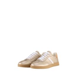 Tom Tailor Damen Sneaker im Metallic-Look, gold, Uni, Gr. 36