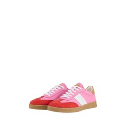 Tom Tailor Damen Sneaker mit hochwertigem Kunstleder, rosa, Gemustert, Gr. 36