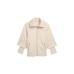 Tom Tailor Damen Cape Jacke in Melange Optik, beige, Meliert, Gr. XXL