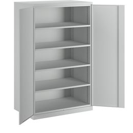eurokraft pro Flügeltürschrank XXL, Breite 1200 mm, Tür lichtgrau