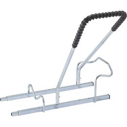 Mottez Fahrradständer, Metall, Anbauelement, 2 Stellplätze mit umhülltem Bügel