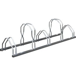Mottez Fahrradständer 2 Ebenen, 5 Stellplätze, Metall