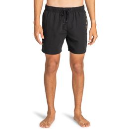 Boardshorts Billabong "All Day Heritage Layback 16"", Herren, Gr. L, schwarz, 100% Polyester, Hosen