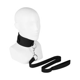 EIS Breites Halsband mit Leine