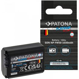 Patona Platinum Akku mit USB-C Input Sony NP-FW50