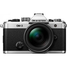 Lancom Systems OM System OM-3 Silber + M.Zuiko Digital ED 12-45mm f4,0 Pro