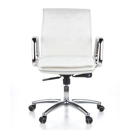 hjh OFFICE Profi Chefsessel VILLA 10 Leder mit Armlehnen