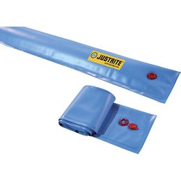 Justrite Absperr-Deich zur Wasserbefüllung, wiederverwendbar, PVC-Folie, LxB 1,5 m x 229 mm