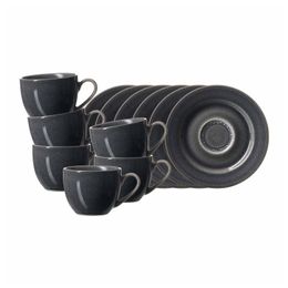 Ritzenhoff & Breker Ritzenhoff & Breker Espressotassen mit Untertassen Toledo 90 ml 6er Set