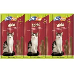 FIT+FUN Sticks 25x10 St&uuml;ck Kaninchen, Pute und Hefe