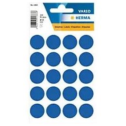 Herma ø 19 mm Markierungspunkte Blau 19 x 19 mm 5 Blatt à 20 Etiketten