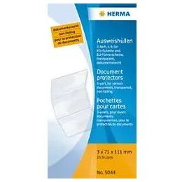 Herma Ausweishüllen Transparent PP (Polypropylen) 11,1 x 7,1 cm 25 Stück